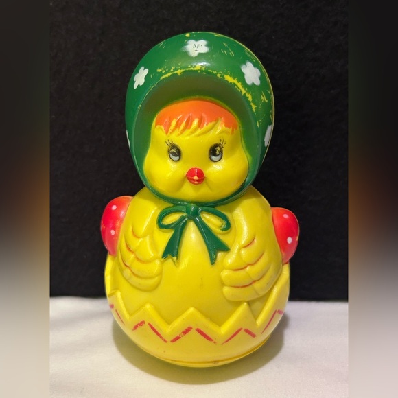 Accents | Vintage Chick Roly Poly Childs Toy | Poshmark
